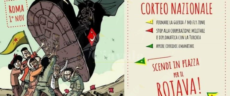 Difendiamo il Rojava, fermiamo la guerra del sultano turco - Ciavula
