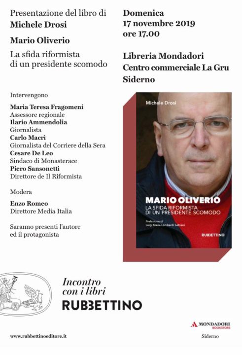 A Siderno la presentazione del libro “Mario Oliverio, la sfida ...