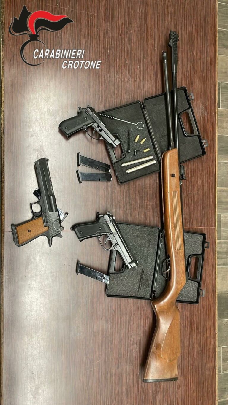 Trovato in possesso di armi clandestine, un arresto in Calabria - Ciavula